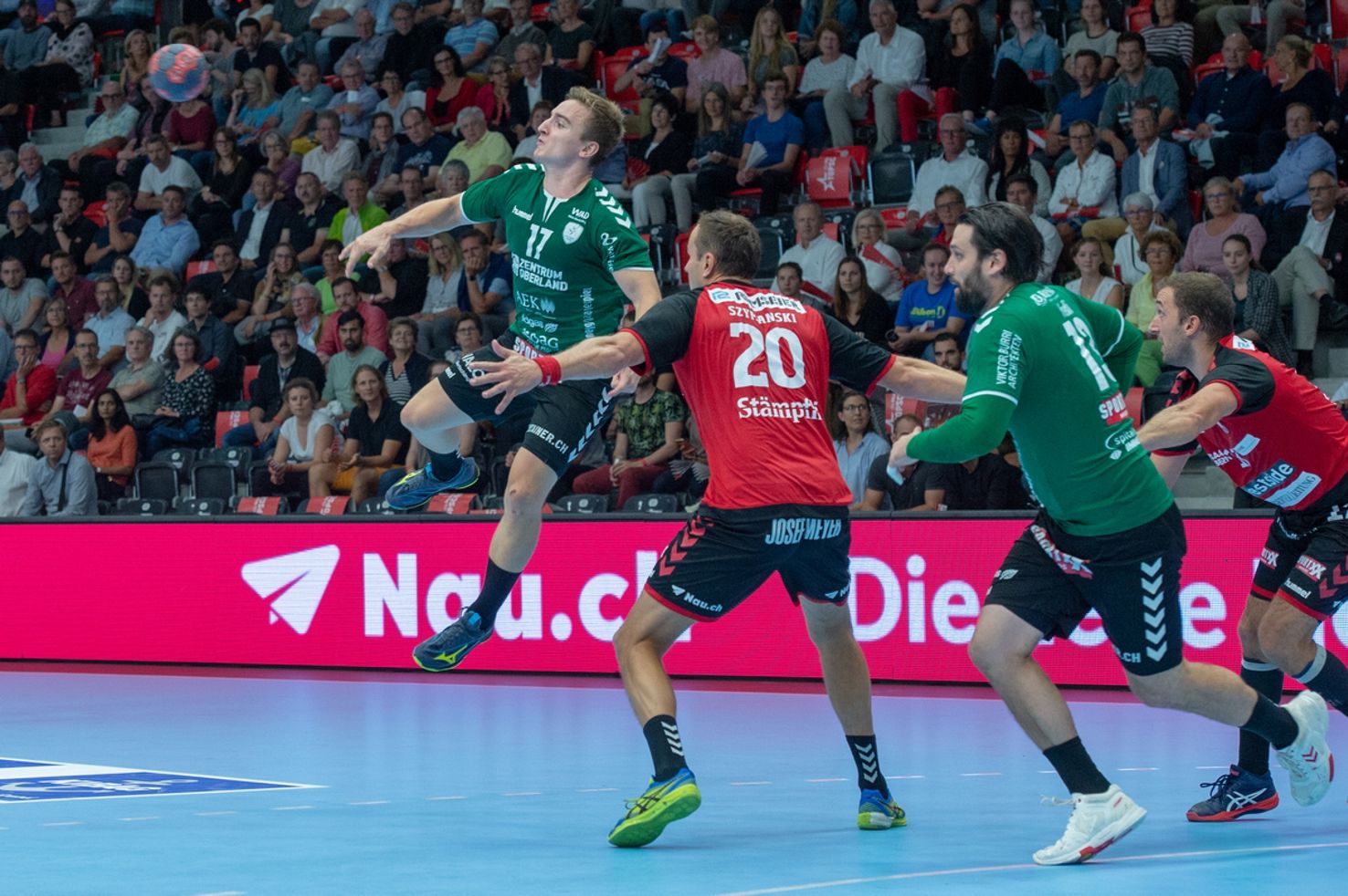 Remis im ersten Berner Derby in der Mobiliar Arena - Handball Schweiz